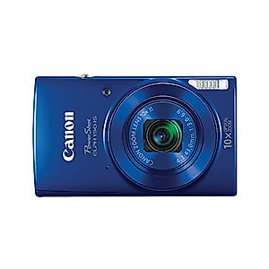 Canon PowerShot ELPH 190 IS Digital Camera (Blue) with 10x Optical Zoom and Built-In Wi-Fi