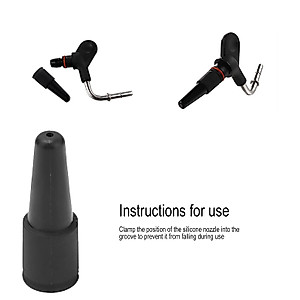 Coffee Machine Silicone Milk Foam Spout Replacement Strong Steam for DeLonghi Coffee Maker
