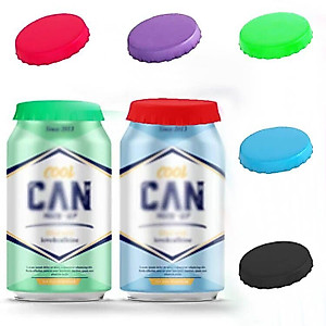 35 pcs Soda Can Lids, BOSOIRSOU 2.05" 1.65" 0.91" Juice Beer Beverage Can Lid Reusable Can Cover Can Topper Protector No Spill Saver Fit Standard Can