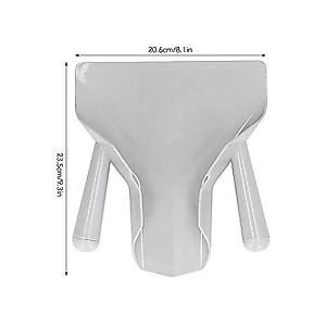 French Fry Bagger Scoop, Commercial Fry Bagger, Chip Popcorn Bagger Scoop, Desserts Scooper for Ice, Candy, Snacks, French Fries, Popcorn, Nuts, Double Handle Quick Fill Tool