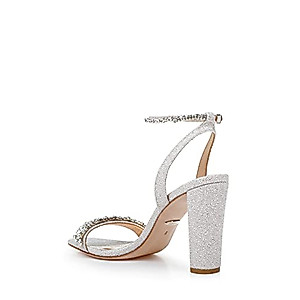 Badgley Mischka Women's TASMINE Heeled Sandal, Soft Blue, 9