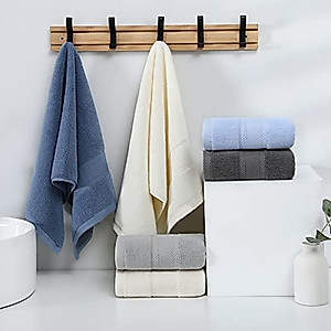 ZY ZEEYII Cotton Towel【6 Mixed Color Large Packaging】