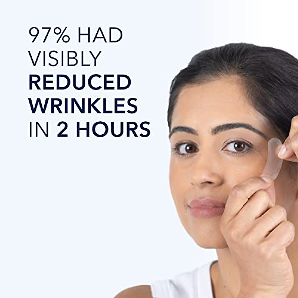 RoC Retinol Correxion Deep Wrinkle Non-Invasive Targeted Patches with Hyaluronic Acid + Firming Peptides for Forehead and Between Eyes, 3 Pouches of 2 Patches Each + 1 Packette of Eye Cream