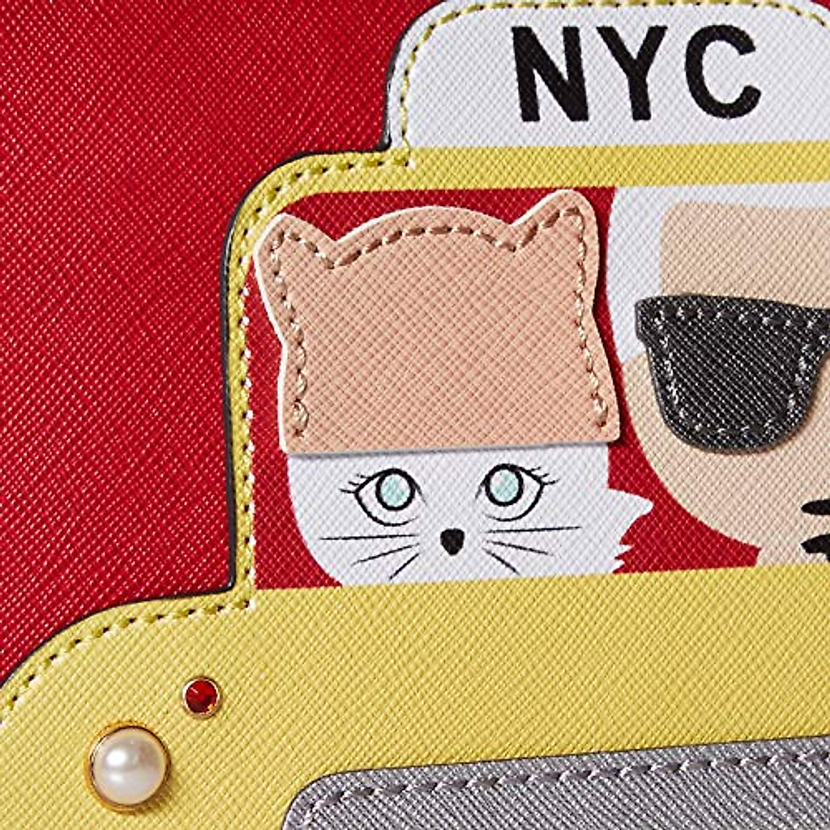 Karl Lagerfeld Paris womens Maybelle Camera Crossbody Bag Cross Body, Crimson Combo, One Size US