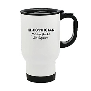Funny Gift Idea for Electricians and Wiremans Linemans 14oz Steinless Steel Travel Mug