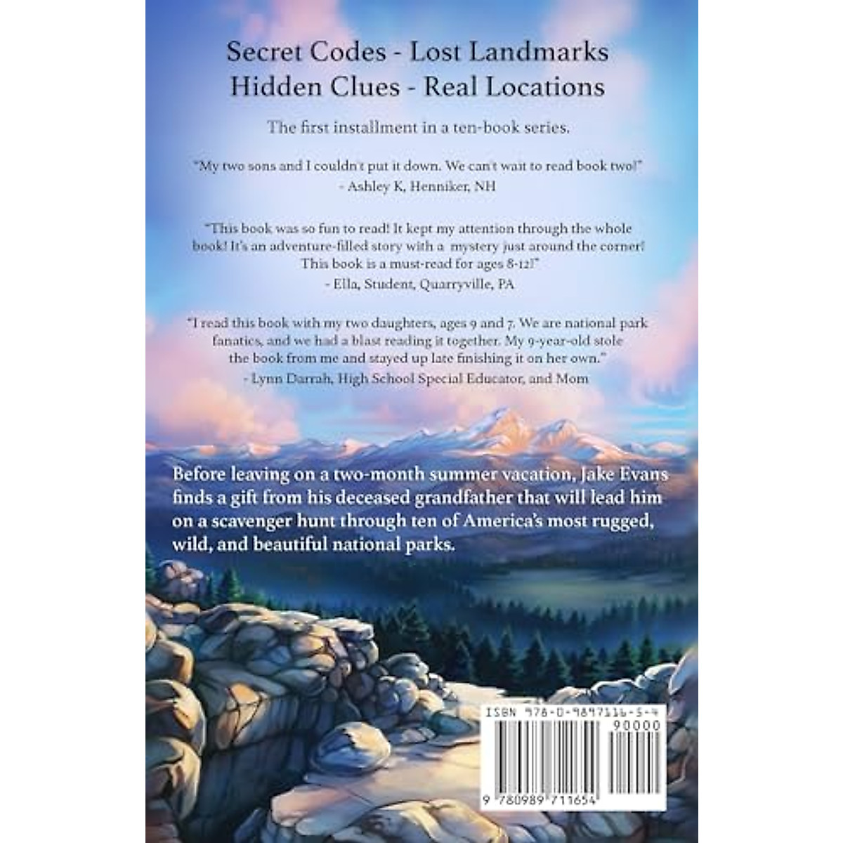 Mystery In Rocky Mountain National Park (National Park Mystery Series)