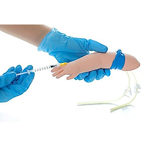 Pediatric IV and Phlebotomy Practice Kit by The Apprentice Doctor. Practice and Perfect Critical Medical Skills Before Working on Real People. (Light Skin Tone)