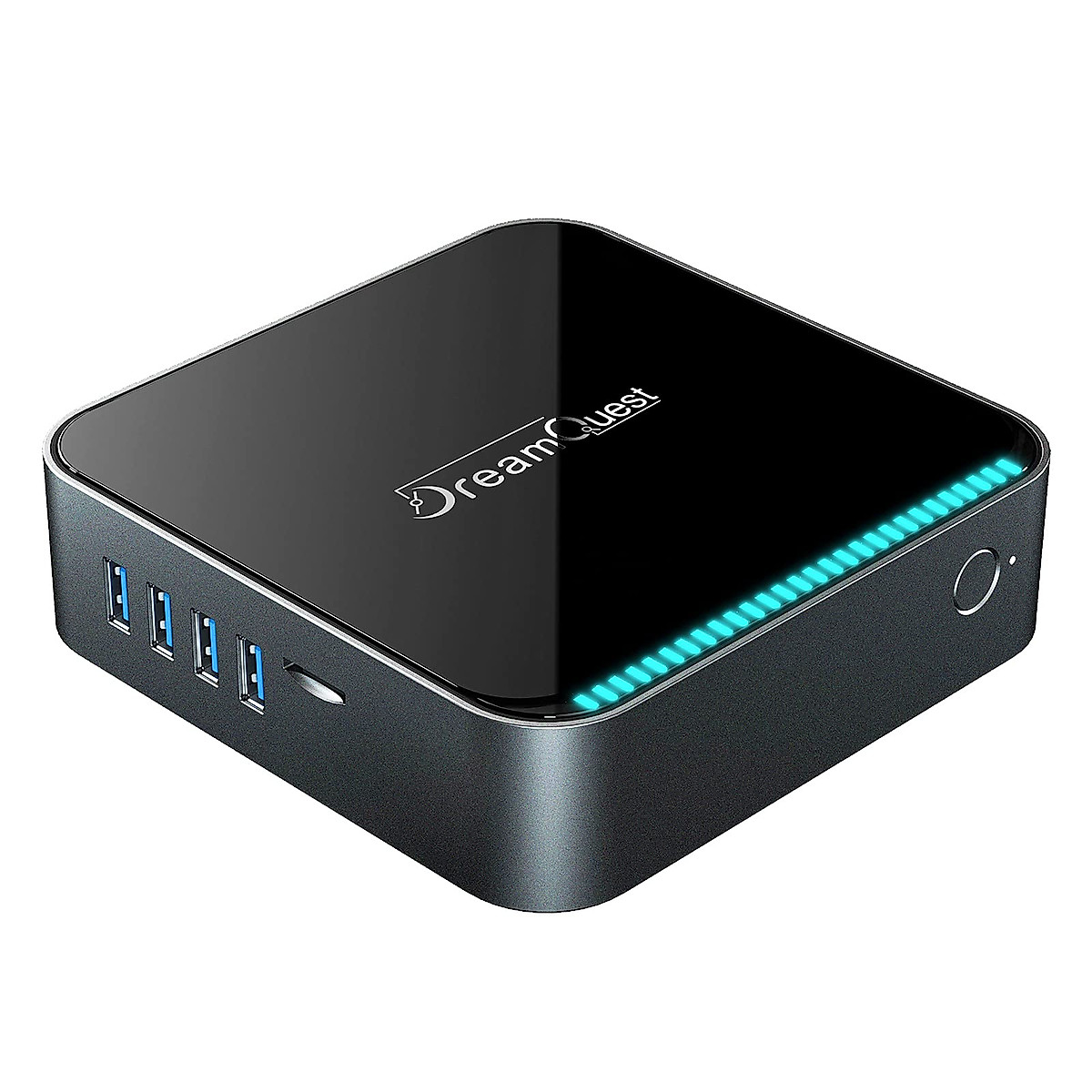 4K Mini PC 8GB RAM 128GB EMMC Windows 10 Pro, Intel Celeron J3455 Processor (Up to 2.3GHz) Mini Desktop Computer with BT 5.0, 2.4G+5G Dual Band WiFi, HDMI/VGA, LAN 1000M Gigabit Ethernet