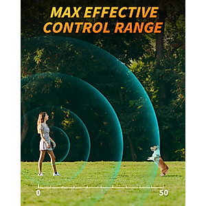 eladyne Ultrasonic Dog Bark Deterrent Devices, Anti Bark Dog Training & Behavior aids-3X Sonic Emitters 4 Modes 50ft Range Control－Barking Silencer Indoor & Outdoor, Rechargeable