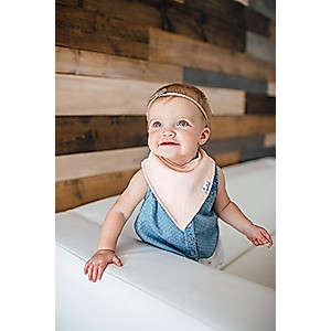 Copper Pearl Baby Bandana Drool Bibs for Drooling and Teething 4 Pack Gift Set Sweetheart, Soft Set of Cloth Bandana Bibs for Any Baby Girl or Boy, Cute Registry Ideas for Baby Shower Gifts