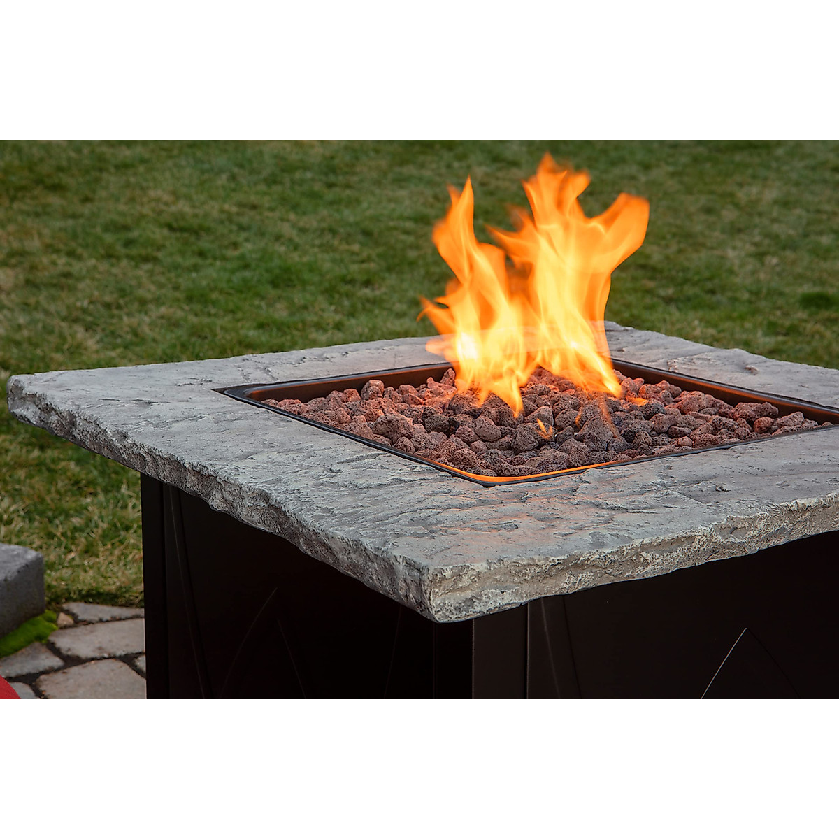 Endless Summer GAD1445DH Propane Gas Outdoor Fire Table, Brown