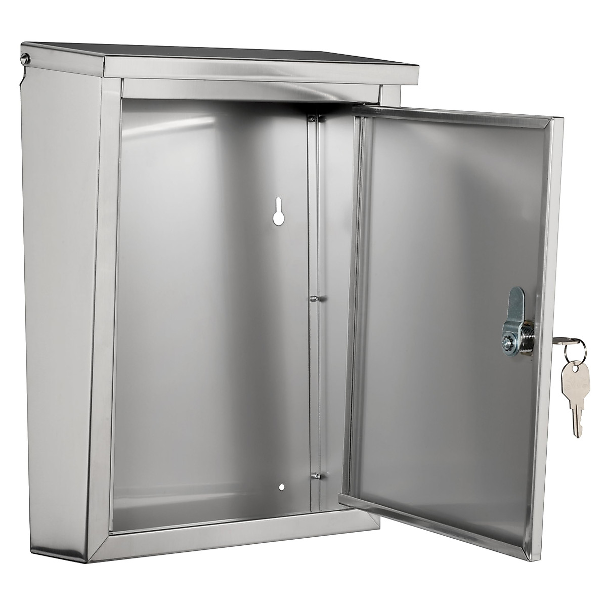 Architectural Mailboxes Regent Stainless Steel, Locking, Wall Mount Mailbox, 2507PS-10, Stainless Steel, Small Capacity