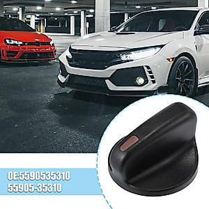 X AUTOHAUX 3 Pcs Car Control Knob 5590535310 55905-35310 A/C Temperature Control Knob for Toyota Tacoma 1995-2004