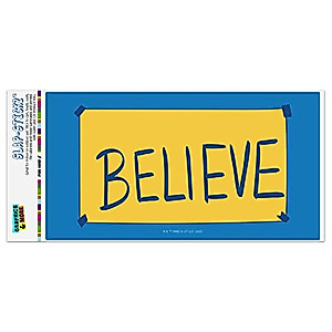Ted Lasso Believe Automotive Car Window Locker Bumper Sticker