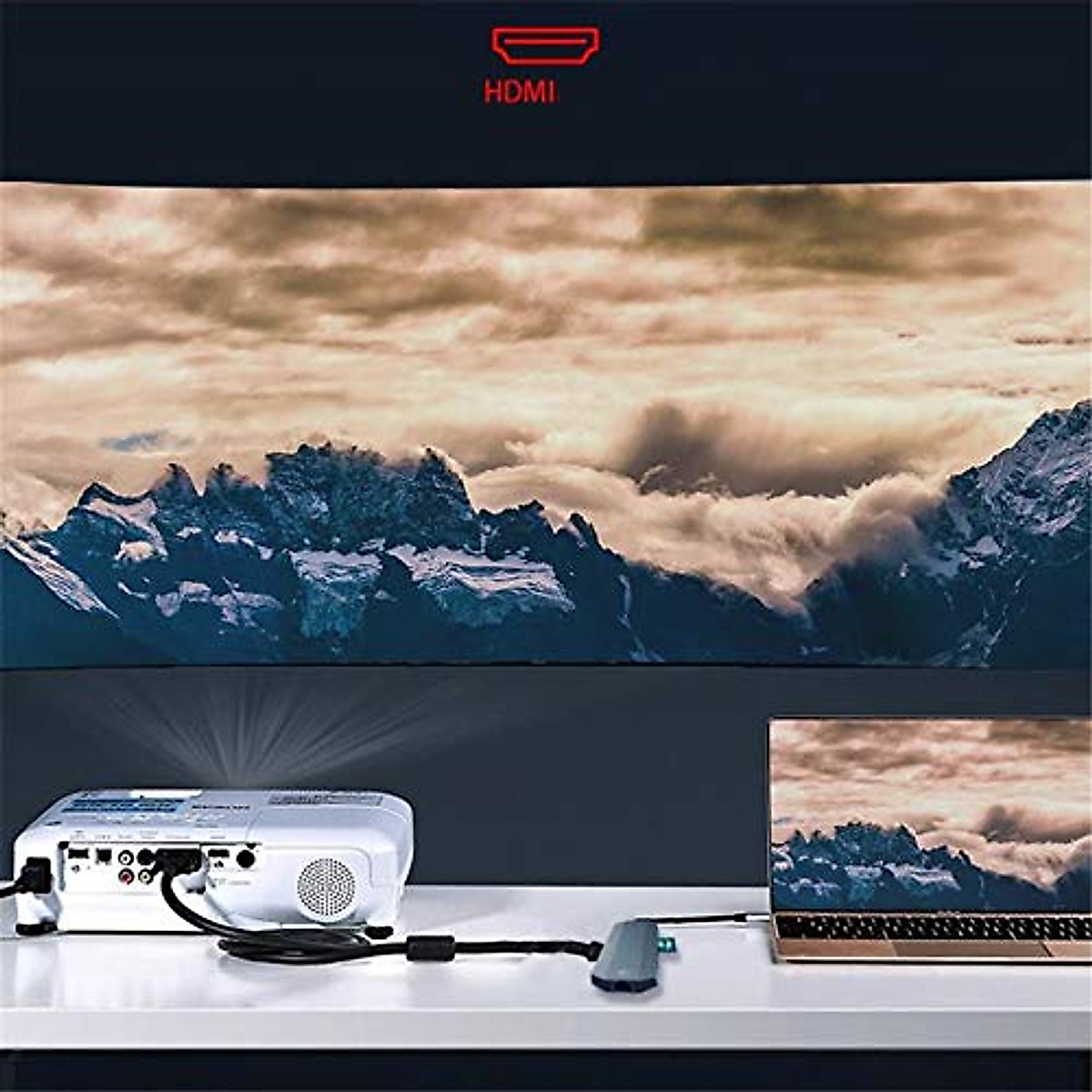 ZPLJ High-Speed 9 in 1 USB 3.0 Hub with Ethernet Port 4K HDMI 3 USB 3.0 and PD Charging 3.5mm Audio Support SD TF Card Reader Compatible for Flash Drive Laptops USB Hub Adapter Portable