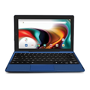 RCA 11 Delta Pro 11.6 Inch Quad-Core 2GB RAM 32GB Storage IPS 1366 x 768 Touchscreen WiFi Bluetooth with Detachable Keyboard Android 9.0 Tablet (11.6", Blue)