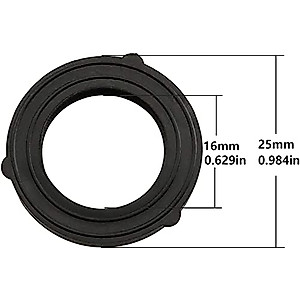 Longdex Garden Hose Washers 20PCS Flat Rubber Seal Gasket for Garden Shower Hose Water Faucet Spray
