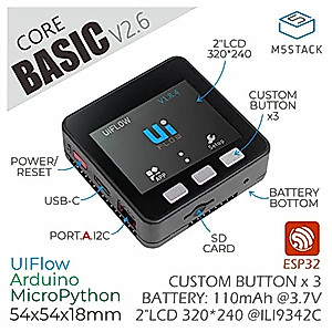 M5Stack ESP32 Basic Core IoT Development Kit V2.6