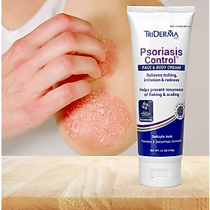 TriDerma Psoriasis Control Face and Body Cream, 4.2 Ounces