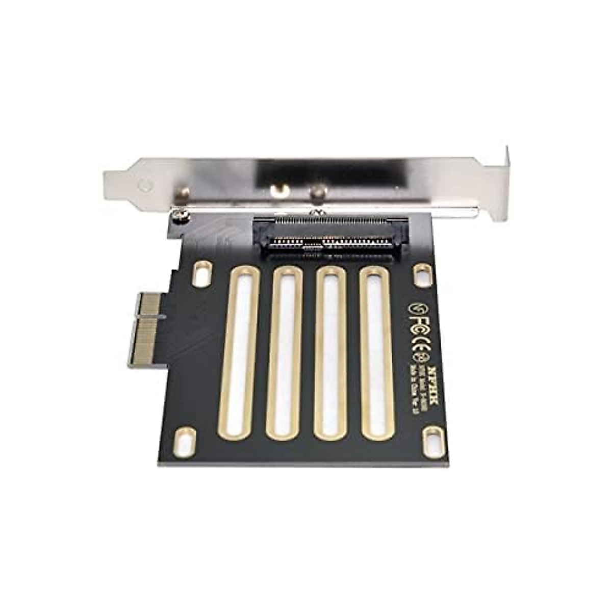 NFHK PCI-E 3.0 x4 Lane to U.2 U2 Kit SFF-8639 Host Adapter for Intel Motherboard & 750 NVMe PCIe SSD Black