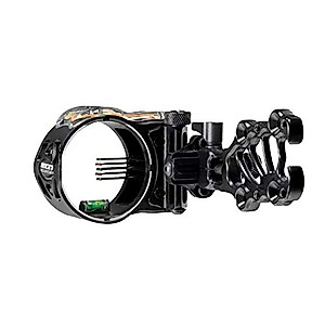 Mountain Rocky Direct Mount 5-Pin Bow Sight - .019” Pins, All Aluminum Construction, 2nd & 3rd Axis Adjustable, Tool Free Micro Adjust Windage & Elevation Laser Etched Markers, Built-In Light Adapter