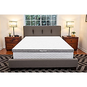 Sleepyhead 3-Inch Queen Mattress Topper - Gel-Infused Memory Foam Topper with Washable Cover - Bedroom Essential (Queen, 3'' Gel Topper)