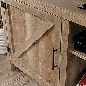 Sauder Bridge Acre Credenza, for TV's up to 65", Lintel Oak Finish