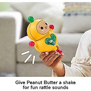 Fisher-Price Happy World Friends Set, Gift Set of 4 Sensory Activity Toys for Infants and Toddlers Ages 6 Months and Older