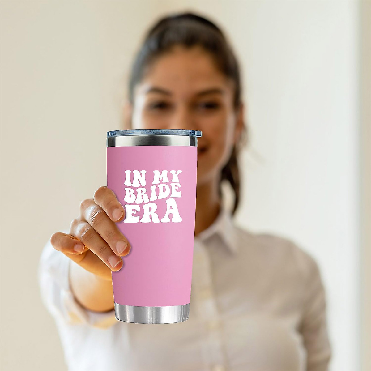 Engagement Gift For Her, Women, Friends - Bridal Gifts For Bride - Funny Newly Engaged Gifts Ideas For Singer Merch Fans Mug - In My Bride Era Tumbler 20 Oz - Engagement Present Cup For Bride To Be