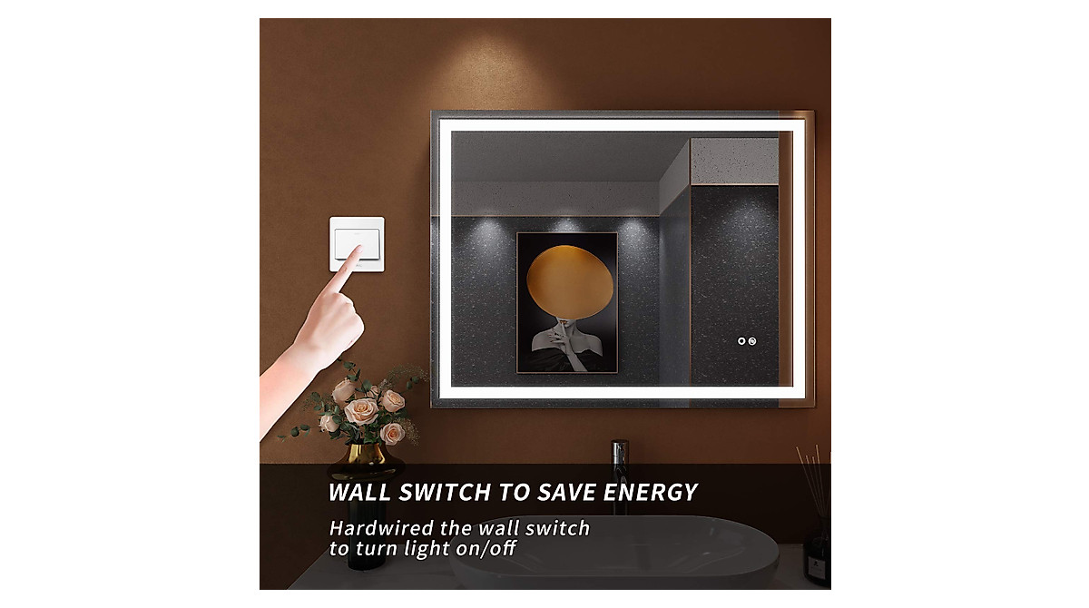 Summer Calling LED Bathroom Mirror – Waterproof & Adjustable