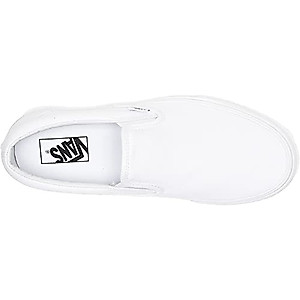 Vans, Classic Slip-On Sneakers (True White, 10.5 Men/12 Women)