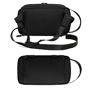 Harlang Camera Sling Bag Small DSLR Sling Pack Photography Shoulder Backpack for DJI Drone SLR Mirrorless Cameras Crossbody Handbag Bag Black