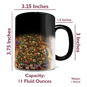 Morphing Mugs Disney – Beauty and the Beast – Thomas Kinkade Studios - One 11 oz Color Changing Ceramic Mug – Image Revealed When HOT Liquid Is Added!
