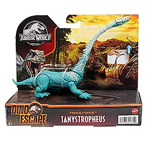 Jurassic World Fierce Force Tanystropheous Camp Cretaceous Authentic Dinosaur Strike Motion Action Figure, Movable Joints, Gift 3 Years & Older