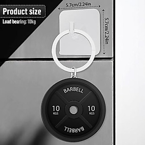 Sibba 12Pcs Adhesive Utility Hooks Wall Heavy Duty Large Hooks Self Sticky Hook Clear Strips Hooks Hanging Utility Hooks Home Storage Hook for The Drill Avoid Sticky Strips Fit Home, Bath, Kitchen