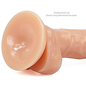 Beauty Molly Superior 7 Inch Anal Realistic Penis Dildo with Suction Cup Adult Sex Toys for Women, Flesh