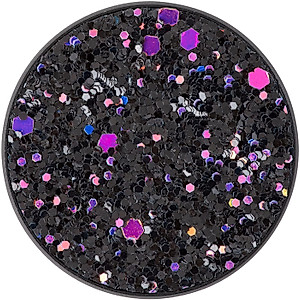 PopSockets Phone Grip with Expanding Kickstand, Glitter PopGrip - Sparkle Black