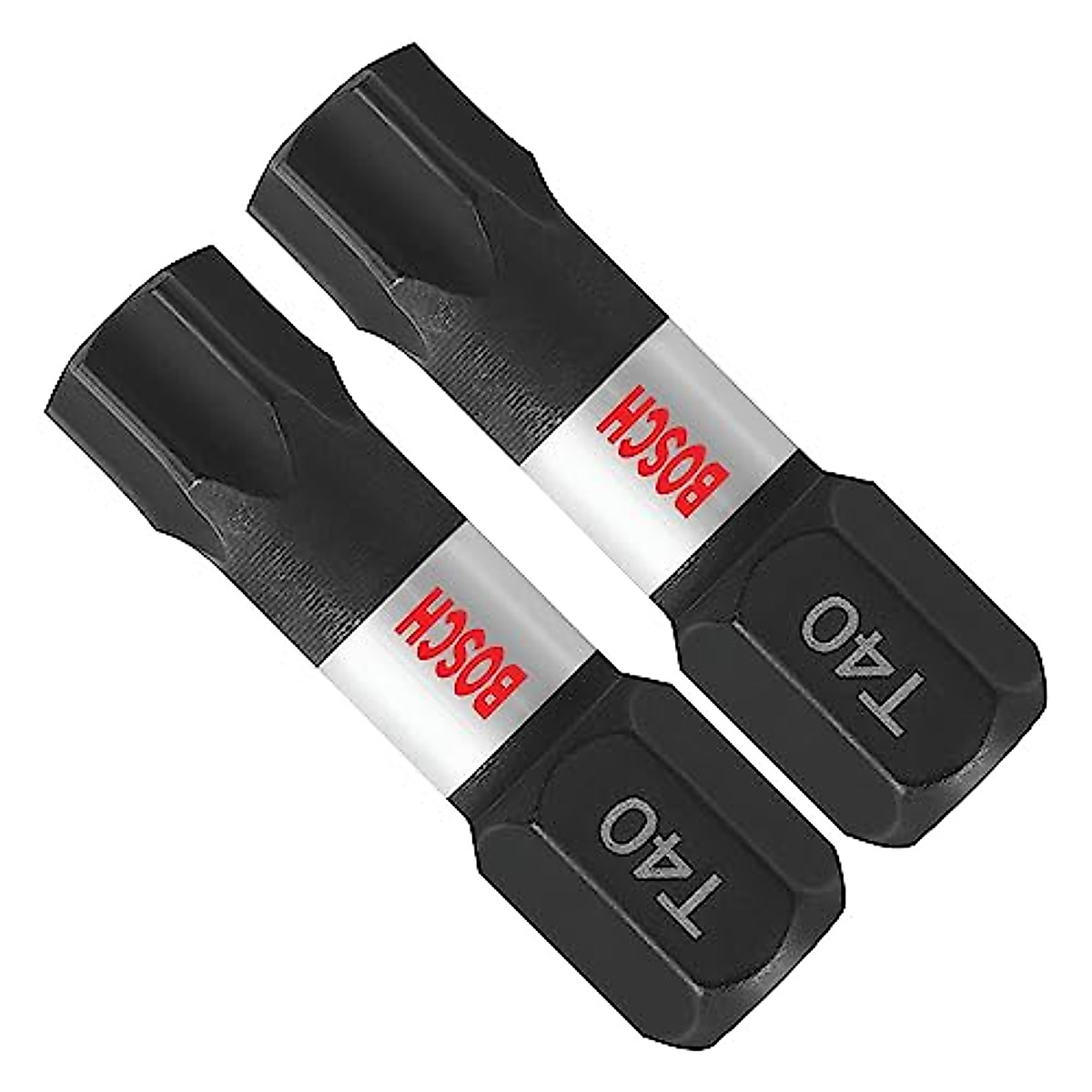 BOSCH ITT40102 2-Pack 1 In. Torx #40 Impact Tough Screwdriving Insert Bits