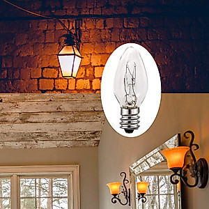 12 Pack, 15 Watt Light Bulbs for Himalayan Salt Lamps & Baskets, Chandeliers, Scentsy & Wax Warmers, E12 Base