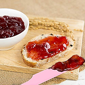 KUFUNG Silicone Spatula, BPA Free & 480°F Heat Resistant, Non Stick Rubber Kitchen Spatulas for Cooking, Baking, and Mixing (XS, Pink)