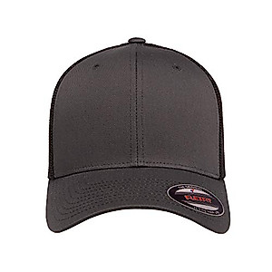 Flexfit Men's one_size Trucker Cap, Black, alpha