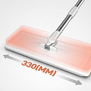 VATTEA Mop Bucket Mop Magic Floor Squeeze Squeeze mop with Bucket Flat Bucket Rotating mop for wash Floor House Home Cleaning Cleaner Easy