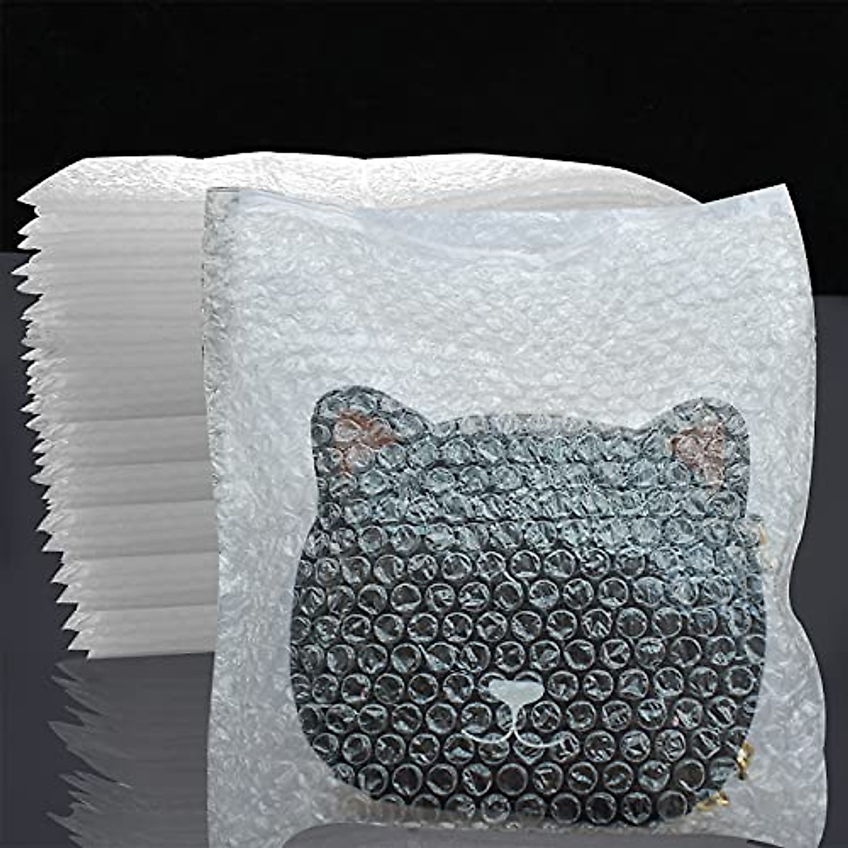 12" x 12" Bubble Out Bags&Pouches, 50Pcs Bubble Pouches Wrap Bag, Double Walled Bubble Cushioning Bags for Moving and Storage, Shipping and Packing Supplies for Dishes Glasses Plates