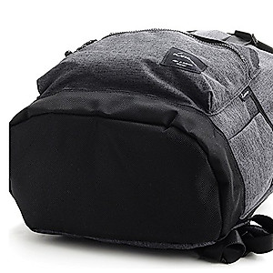 Korea Fashion Men's Daily School Backpack Travel Sport Business Unisex Students (Dark Gray)