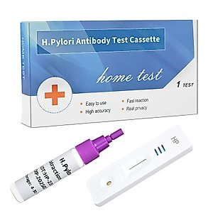 Kueysing Helicobacter Pylori Test Kits, H. Pylori，h. Pylori Stool (Antigen) 10-15 Minutes of Quick Home Testing, The Result is Highly Accurate, Easy to Read and use