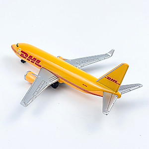 AVIAMUSE DHL Airplane Model, Single Plane Die-cast Model Planes Aircraft Suitable for Collection & Christmas, Birthday Gifts