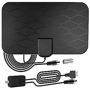 TV Antenna, TV Antenna Indoor, 50 Miles Digital Amplified Indoor HDTV Antenna, 250+ Miles Range Hi-Power Amplified Antenna, for 4k 1080p Local Channels Support All Television