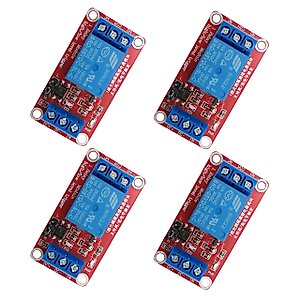 Excelity 5V Relay Module Single Channel DC for DSP AVR PIC ARM DIY Development- 4 Packs