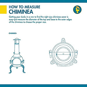 Duck Covers Essential Water-Resistant 26 Inch Chiminea Cover