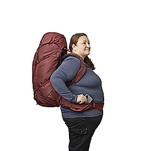 Gregory Mountain Products Kalmia 60 Backpacking Backpack, Bordeaux Red, XS/SM Plus (139219-1126)